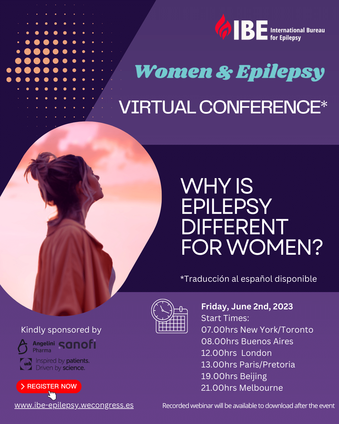 VIRTUAL EVENT: Women and Epilepsy - International Bureau for Epilepsy